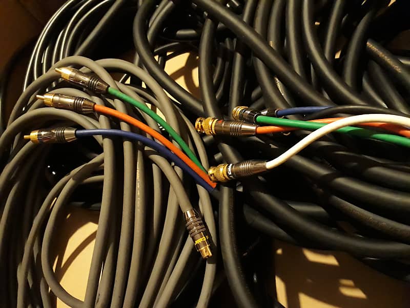 Gros lot de Câbles vidéo haut de gamme Real Câble | Reverb