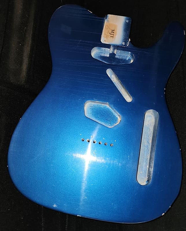 MJT Custom Telecaster Body Nitro Finish Lake Placid Blue | Reverb