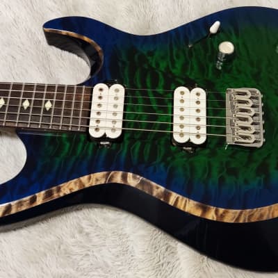 Kiesel Aries 6 - Quilted Translucent Dragon Burst | Reverb