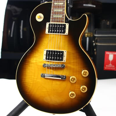 1993 Gibson Les Paul Classic Plus Flametop Tobacco Sunburst | Reverb