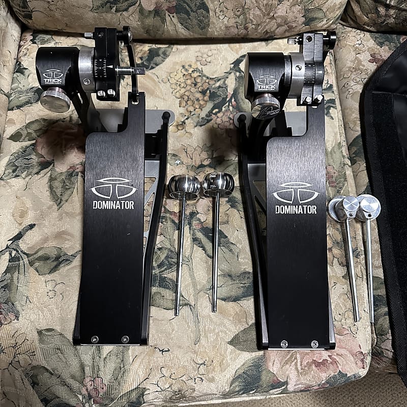 Trick Dominator Double Bass Drum Pedal With Case | Reverb