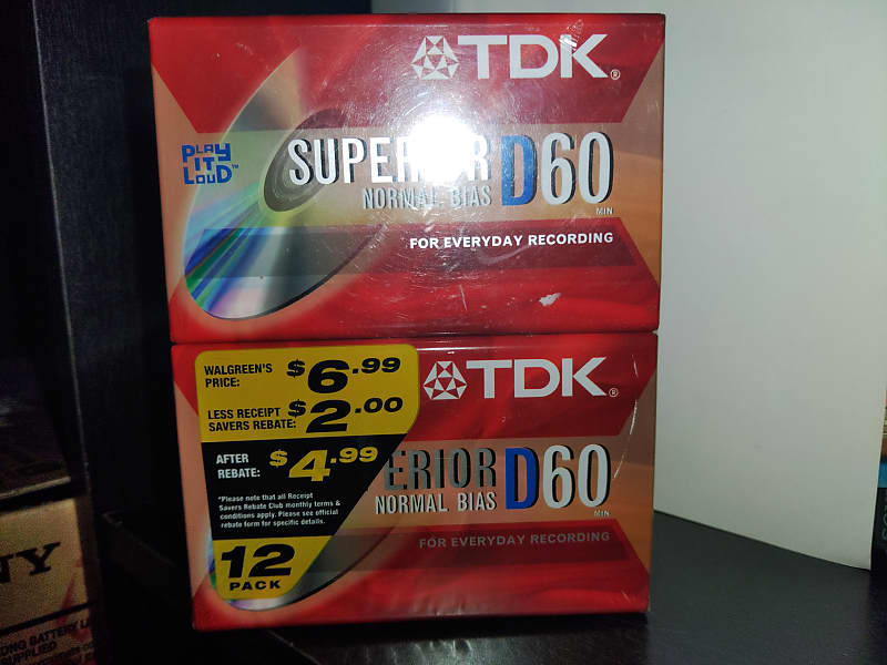 TDK D60 12 Pack NOS | Reverb