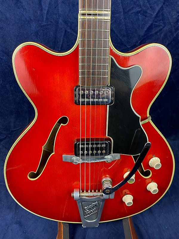 Hofner Vintage 1960s Verithin Semi Hollow Electric Guitar | Reverb UK