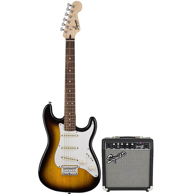 Squier by Fender Stratocaster Electric Guitar Pack, | Reverb