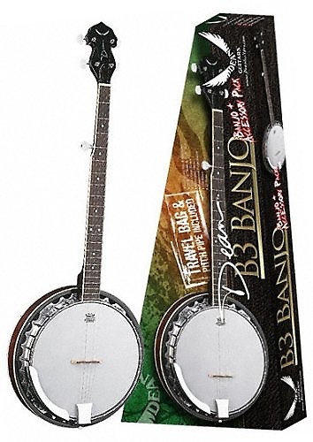 Dean Backwoods B3 5-String Banjo Starter Beginner Package | Reverb