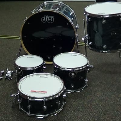 DW Performance Series 4-Piece Drum Set - Black Diamond - Free | Reverb