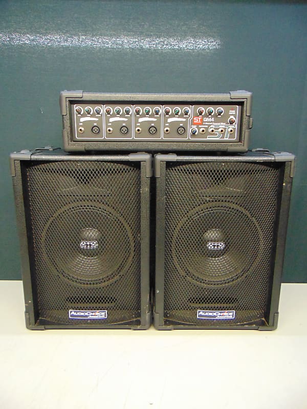 Local Pickup Only: SoundTech QM4 Mixer with AudioChoice C100 | Reverb