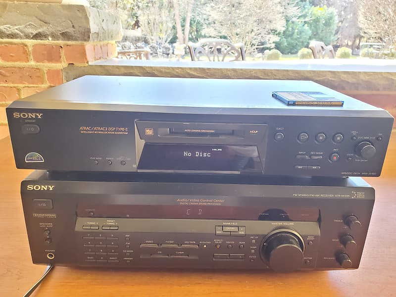 Sony MDS-JE480 minidisc recorder deck August 2024 - Black | Reverb