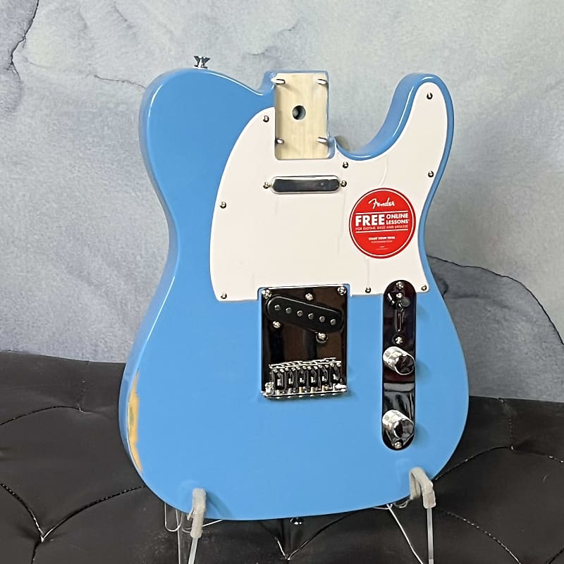 Squier Loaded Telecaster Body California Blue | Reverb