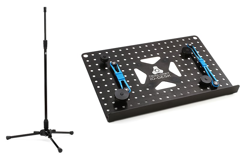 Triad-Orbit T2 Standard Tripod Microphone Stand Bundle with | Reverb