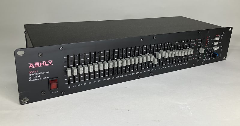 Ashly GQ131 one third octave 31 band graphic equalizer around | Reverb