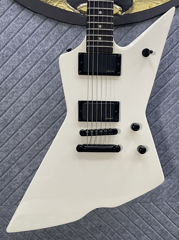 Harley Benton EX-84 SkunkWerx The Better Benton White ESP | Reverb