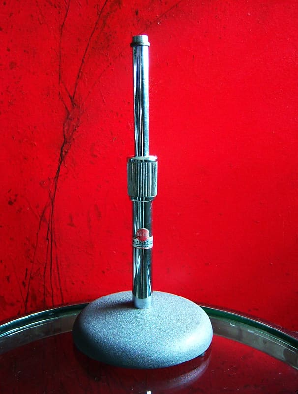 Vintage 1950's Atlas Sound DS7 microphone desk stand DS5 DS6 | Reverb