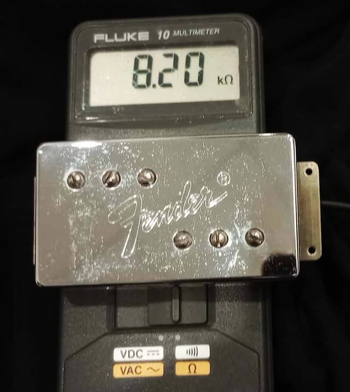 Fender (by G&B Pickup Co Ltd) Wide Range humbucker - Chrome | Reverb