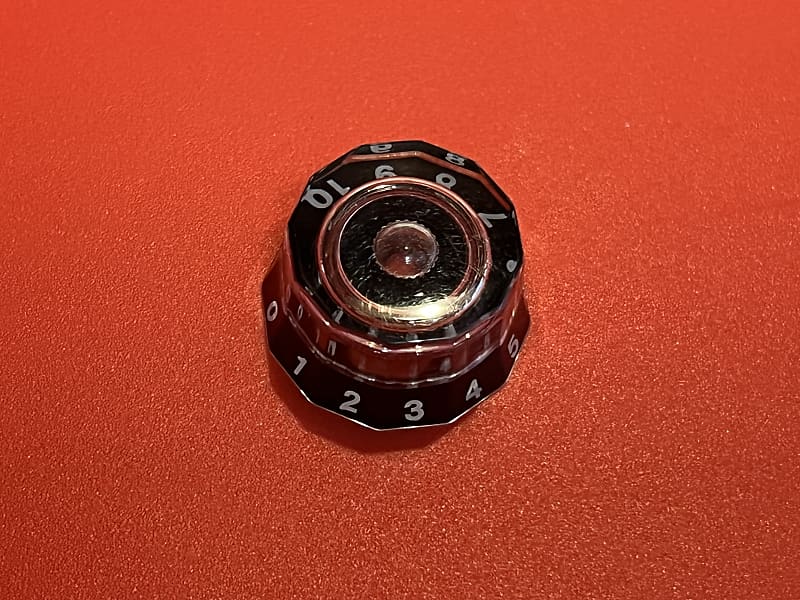 PRS Lampshade Knob - Clear & Black Insert | Reverb