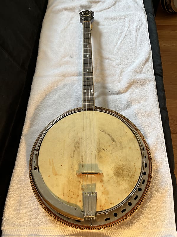 Vintage Antique Banjo Tonk Special Circa 1890-1920 Brown with | Reverb
