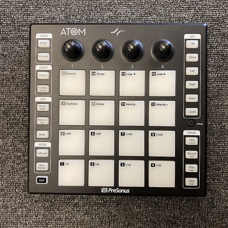 Used Presonus ATOM CONTROLLER DRUMPAD | Reverb