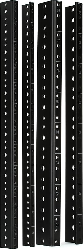 Gator GRW-RACKRAIL-12U Rack Rails - 12U Pair Bundle with | Reverb