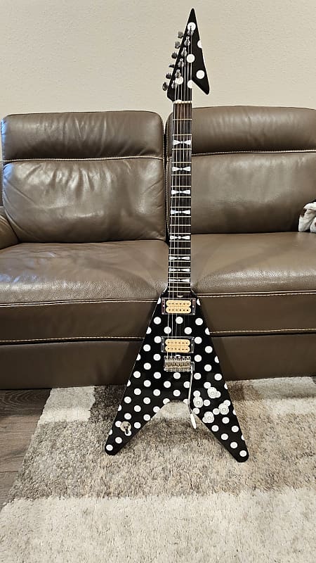Karl Sandoval Randy rhoads dot v 2019 - Polka dot v | Reverb