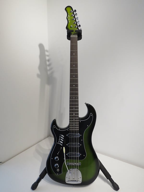 2019 Left-Handed Burns SJB Short Scale 6 String Bass Guitar | Reverb