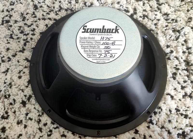 Scumback H75 100 Watts - 8 Ohms 2021 - Black - Celestion | Reverb