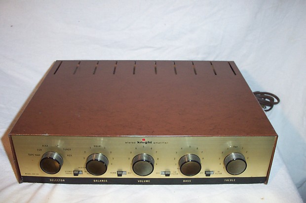 1959 Knight KN-720 Tube Stereo Amplifier 6V6GT 12AX7 | Reverb