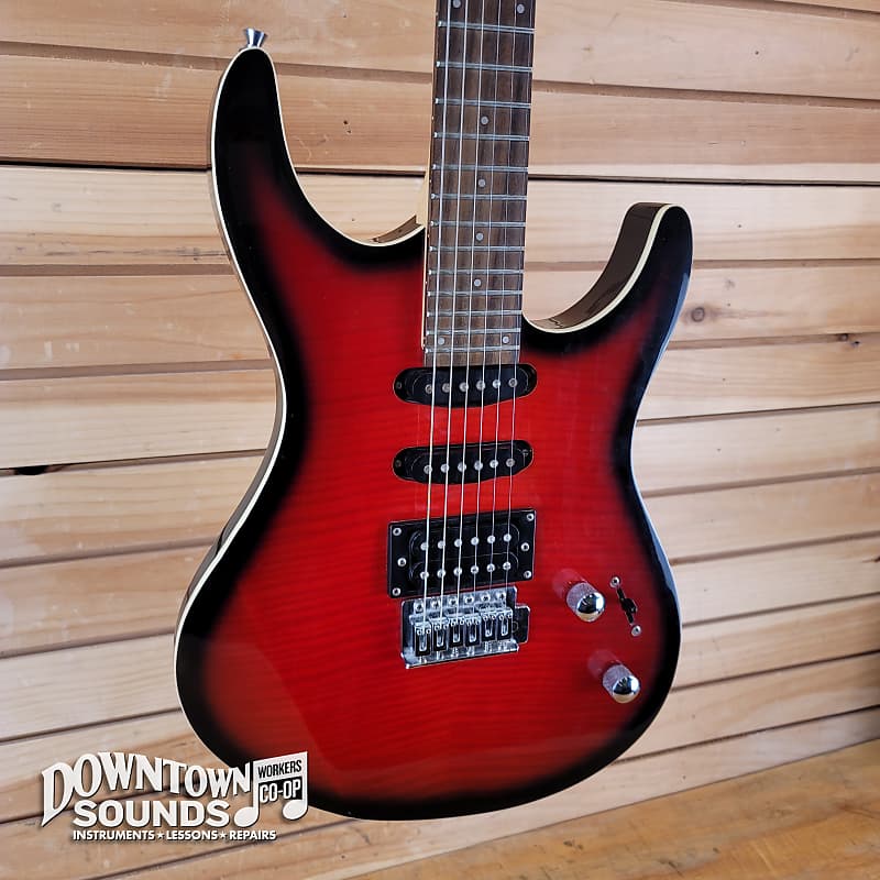 Washburn RX20F Electric Guitar - Flame Maple Burst, 7lbs 11oz | Reverb