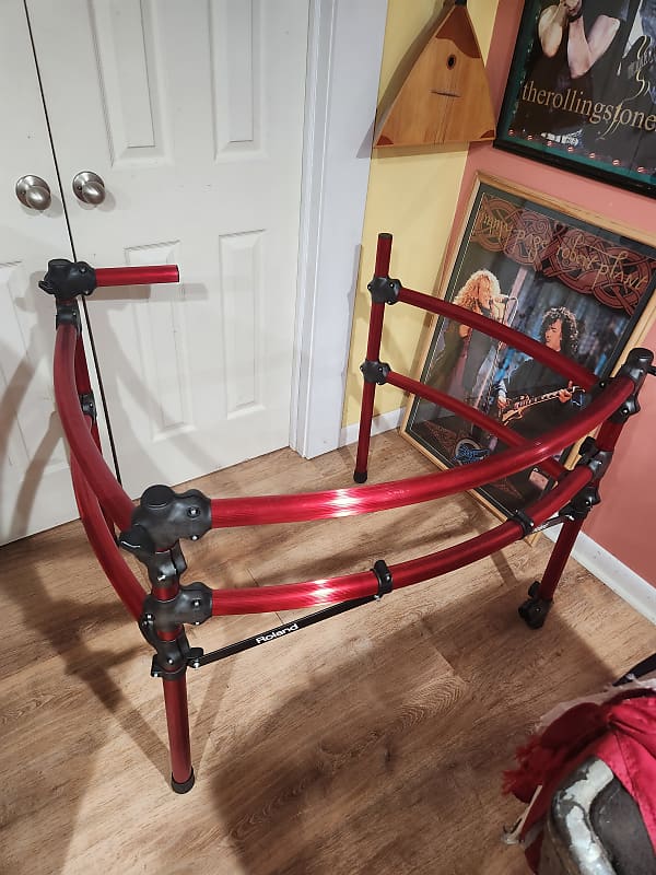 Roland MDS-10 V-Drums Rack RED 1990's - Red | Reverb