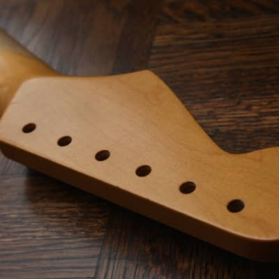 Aged Allparts '62 Strat Neck Nitro Relic Rolled Fingerboard | Reverb