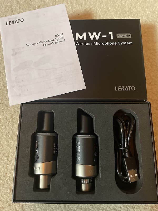 Lekato MW-1 5.8GHz wireless mic system | Reverb