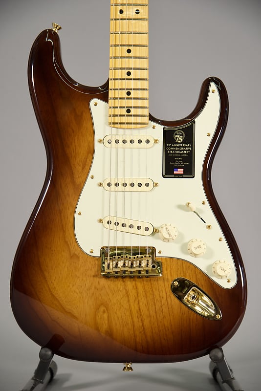 Fender 75 Anniversary Commemorative Stratocaster Mn 2Color | Reverb