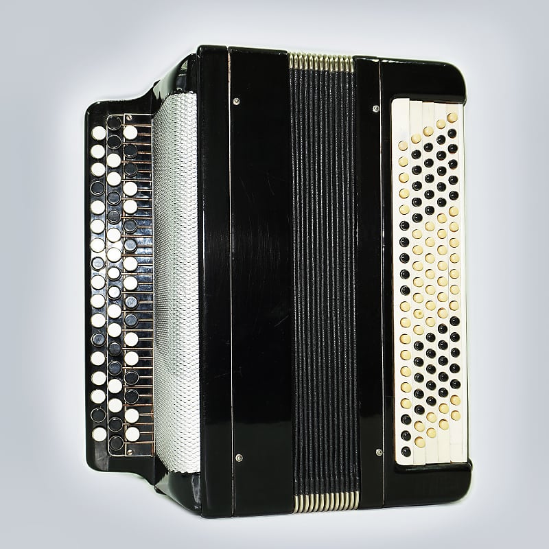Russian Bayan Tula, Original Button Accordion Tulskiy, 3 | Reverb