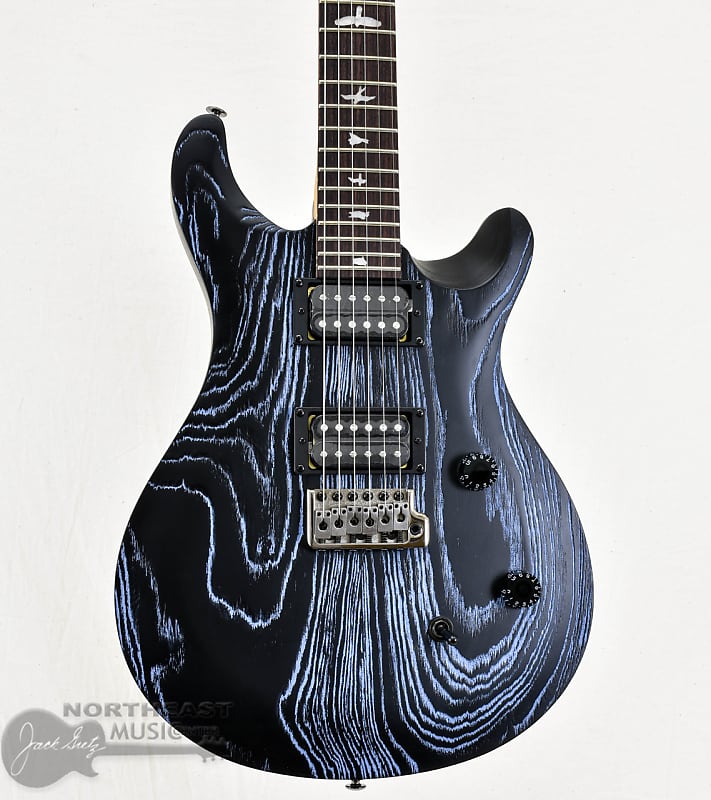 PRS SE Swamp Ash CE 24 Sandblasted Limited Edition - Blue | Reverb