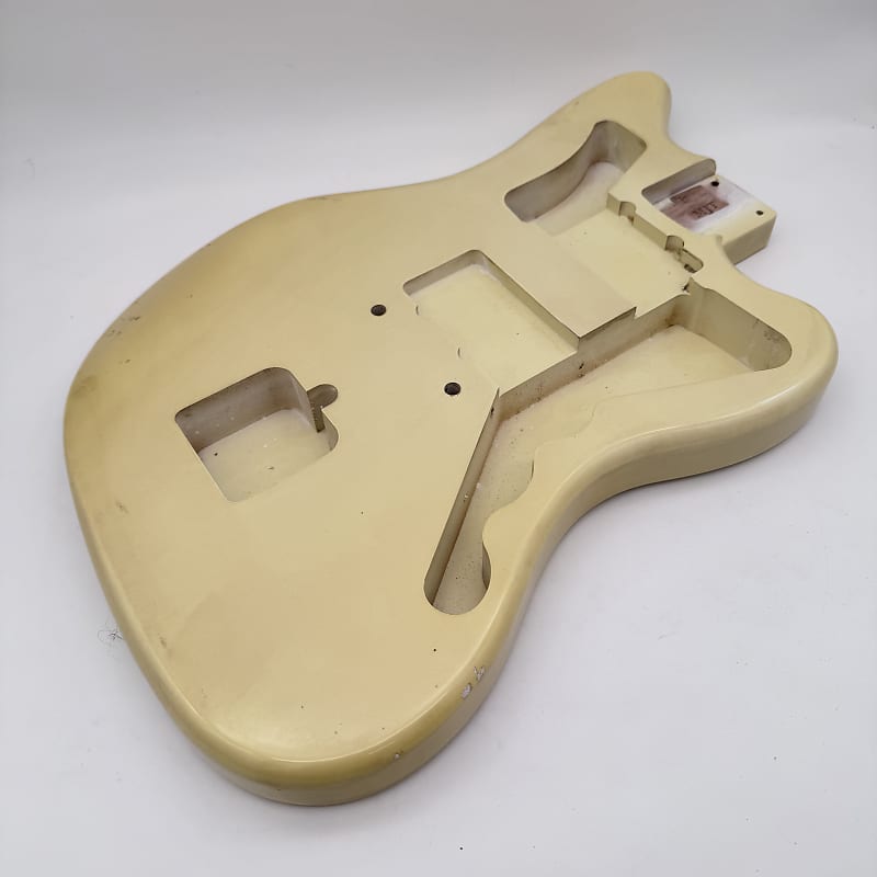 MJT Jazzmaster Relic Alder Body Nitro Vintage White Light | Reverb
