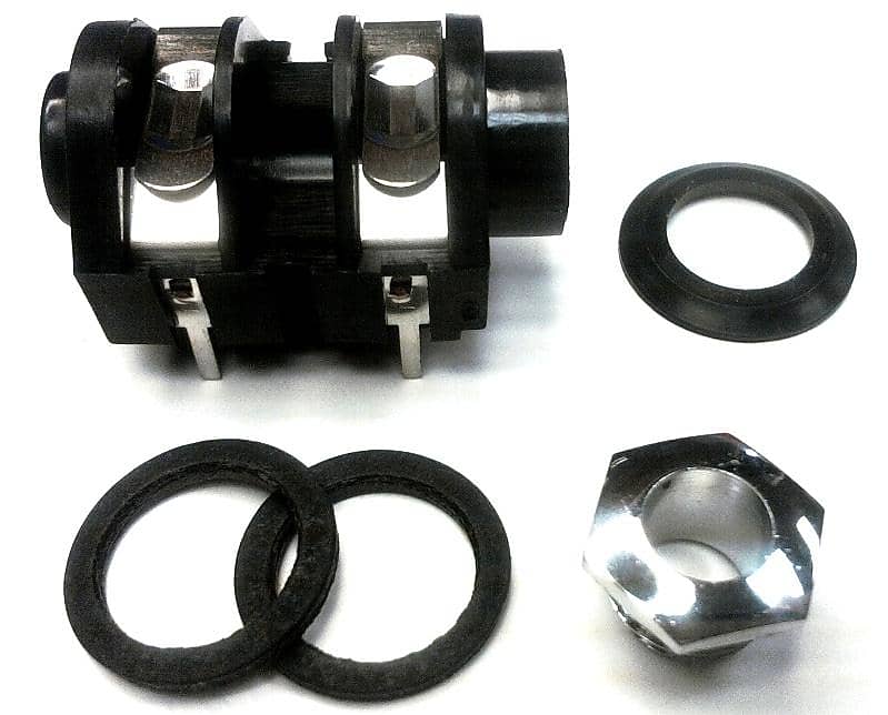 1/4" Mono Input Jack Nickel PC Mount Cliff UK | Reverb