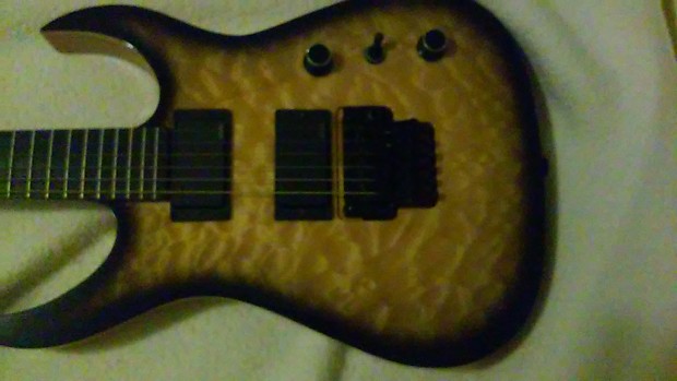 Bernie Rico Jr Jekyll 2007 Quilted Maple/ black burst | Reverb UK