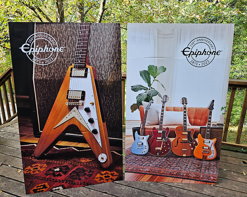 Epiphone 150th Anniversary Folding Floor Displays | 5ft x 3ft | Reverb