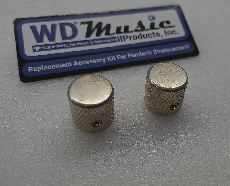 Aged Relic Gold WD® Brass Flat Top Barrel Knob Set Of 2 With | Reverb