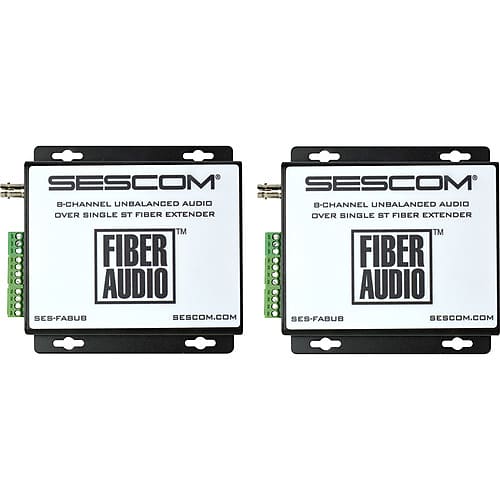 Sescom SES-FA8UB 8-Channel Unbalanced Audio Over a Single ST | Reverb