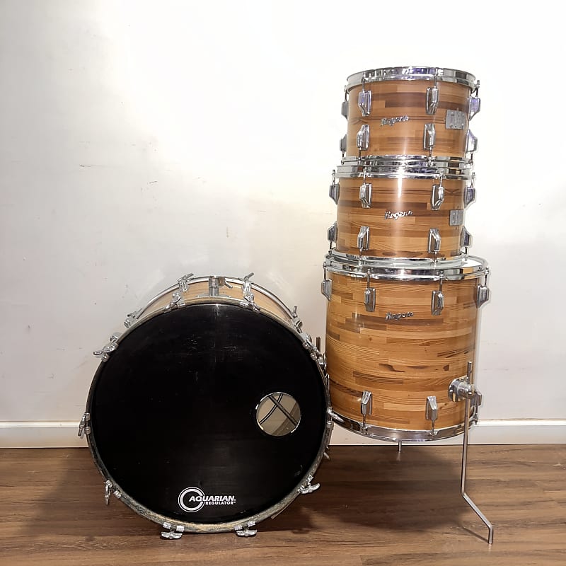 Rogers Butcher Block Drum Set 1970’s - Butcher Block | Reverb