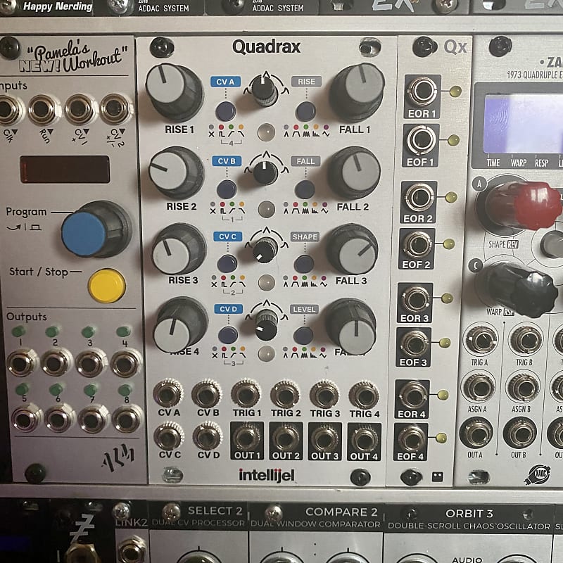 Intellijel Quadrax with QX Expander Eurorack Modular Function | Reverb