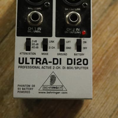 Behringer Ultra-DI D120 Silver | Reverb