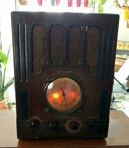 Vintage Antique 1930's (mid) Simplex Model D Tabletop Radio | Reverb