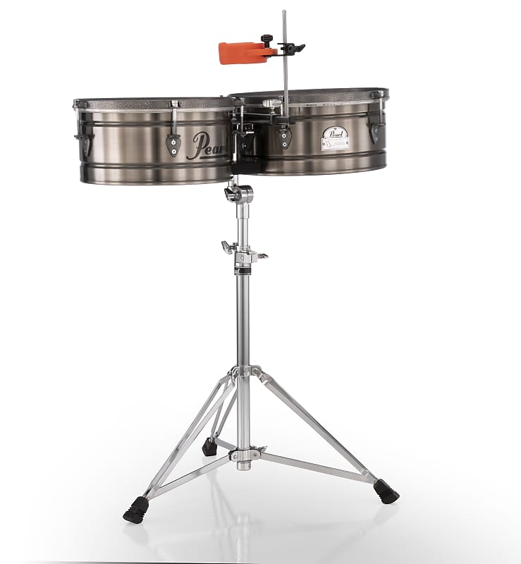 Pearl Marc Quinones Signature Timbales 14x7" & 15x7" Steel | Reverb