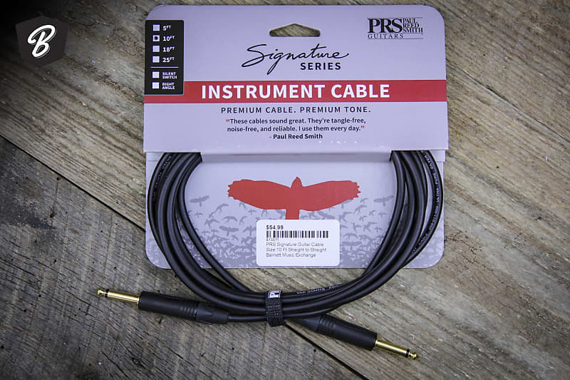 PRS Signature Guitar Cable 10 Ft. Str. to Str. | Reverb UK