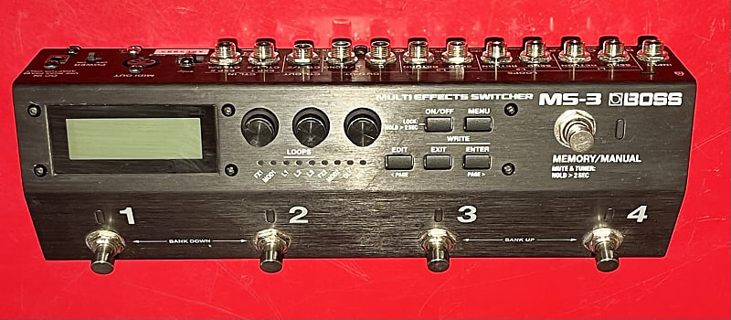 Boss MS-3 Multi Effects Switcher 2017 - Present - Black | Reverb