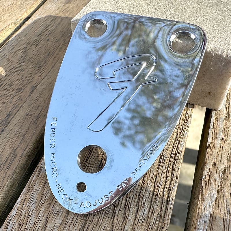 Original 3 Bolt Neck Plate forStrat, Tele, Tele Deluxe. | Reverb