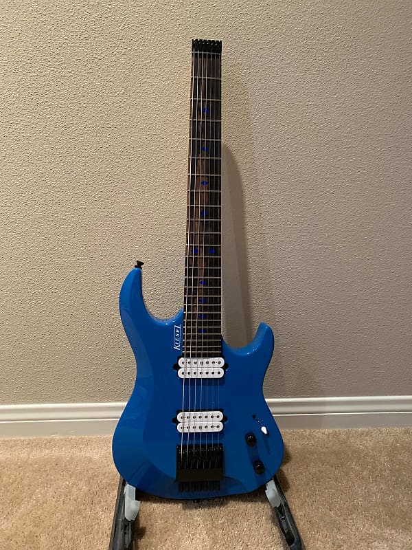 Kiesel Osiris 7 string guitar 2018 ~ Grabber Blue | Reverb