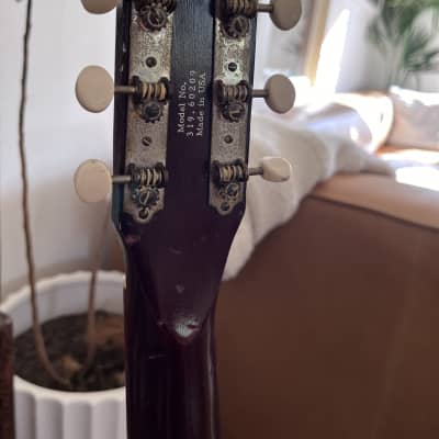 Lefty Left Handed Conversion Vintage Harmony Stella | Reverb