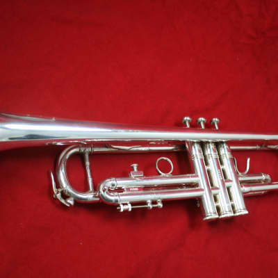 Benge Los Angeles 3x model MLBore Bb trumpet 1977 - Silver | Reverb